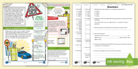 Design a Safety Sign Activity Sheet (teacher made) - Twinkl
