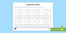 👉 French Time Phrases Matching Activity