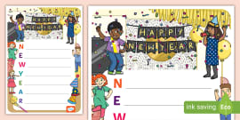 New Start Acrostic Poem (teacher made) - Twinkl