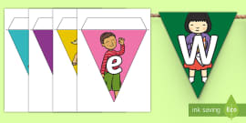 CfE Whole School We Are Unique Display Lettering - Twinkl