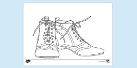 Ugg Boots Colouring Sheet (Teacher-Made) - Twinkl