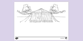 FREE! - Shrine Background Colouring | Colouring Sheet