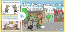 Second Grade The Town Mouse and the Country Mouse Reading Comprehension