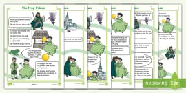 The Frog Prince Story Sequencing (A4) (Hecho por educadores)