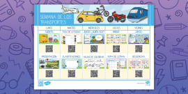 Lámina: Medios de transporte | Recursos Educativos Twinkl