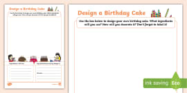 Art & Design | Cake Drawing Picture (teacher made) - Twinkl