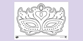 Mask Template | Design Your Own | Art | Primary Resource