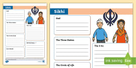 KS1 Sikhi Matching 5Ks Activity (teacher made) - Twinkl