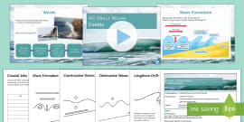 Tides Fact Worksheet - Science Resource - Twinkl