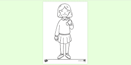 Girl Guide Colouring | Colouring Sheet (teacher made)