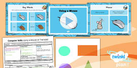 Computing: Digital Painting:Shapes and Fill: Year 1 Lesson 3