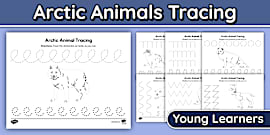 Arctic Animals Count and Graph Worksheet
