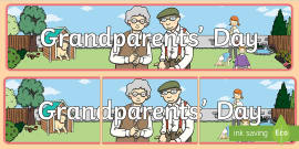 Grandparents Day Bunting | Classroom Display Resources