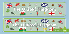 United Kingdom Classroom | Banner UK (teacher made)