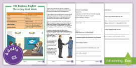 ESL Business Phrasal Verbs | Business Vocabulary | Twinkl