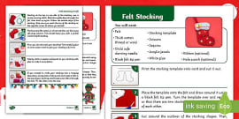 Christmas Tree Image to Colour | KS1 | Teacher resource