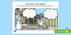 Boy Jesus in the Temple PowerPoint - Jerusalem, nazareth, temple, mary