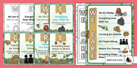 Editable Forest School Labels and Name Tags (teacher made)