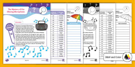 The Mystery of the Melting Ice Cream Math Project - Twinkl