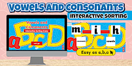 Vowels and Consonants Maze
