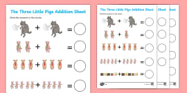 The Three Little Pigs Character Description Sorting Activity