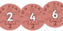 Counting in 5s on 5ps Display Activity (teacher made)