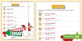 Learn Welsh: Poster y Tywydd / The Weather Poster - Twinkl