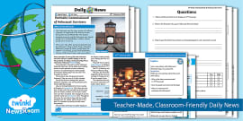 UKS2 The Holocaust Differentiated Reading Comprehension Activity