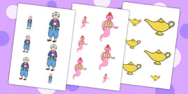 Aladdin Display Borders (profesor hizo) - Twinkl