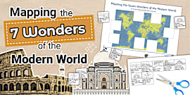 Mapping the Seven Wonders of the Ancient World Worksheet