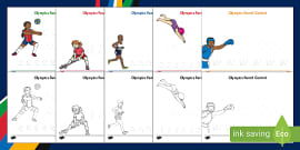 Olympic Pattern Tracing Activity (teacher made) - Twinkl