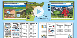 Adding and Subtracting Decimals Word Problems Cards - Year 6