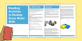 Beanbag Gross Motor Activity Cards (teacher made)