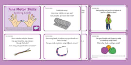 Gross Motor Skills Activity Cards (Teacher-Made) - Twinkl