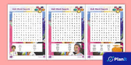 Story of Holi Word Search