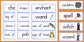 Magic Word Cards (teacher made)