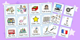 Visual Timetable For Home - visual time table, timetable, home