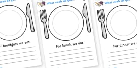 FREE! - Editable Plate Templates - plate template, mat, editable, activity