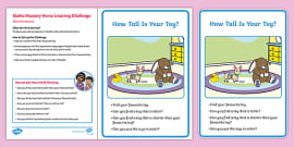 EYFS Maths: Measures Short Periods of Time in Simple Ways Home Learning