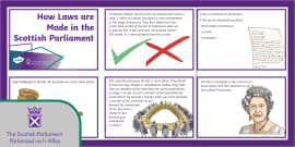 How Laws Are Made in the Scottish Parliament (teacher made)
