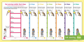 Recording Next Steps Kindergarten Sheet | Twinkl - Twinkl