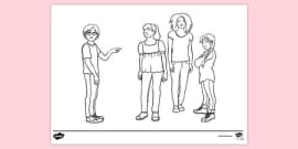 FREE! - Kapahaka Group Colouring Sheet | Colouring Sheets