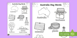 Australia Colouring Page | Colouring Sheets (teacher made)