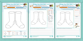 Sock Matching Activity (teacher made) - Twinkl