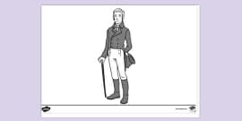 Mr Collins Colouring Sheet | Colouring Sheets