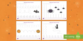 Halloween Lowercase Letter Tracing | Printable Activity