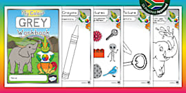 Preschool Numeracy: My Colour Brown Workbook - Twinkl