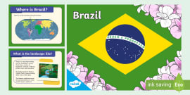 Map of Brazil - South America - Geography - KS1 - Twinkl