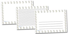 FREE! - Simple Blank Goat Page Border | Page Borders | Twinkl
