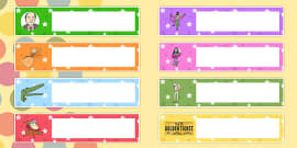 👉 Star Themed Editable Gratnells Tray Labels